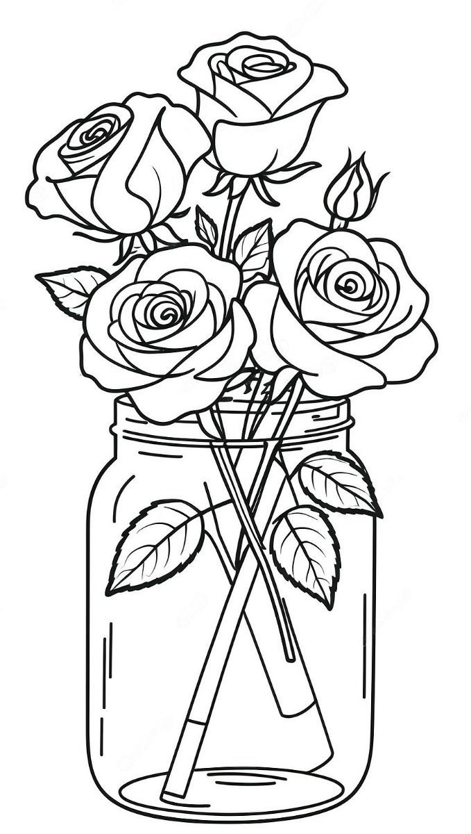 Free Printable Flower Coloring Pages: for Kids & Adults!