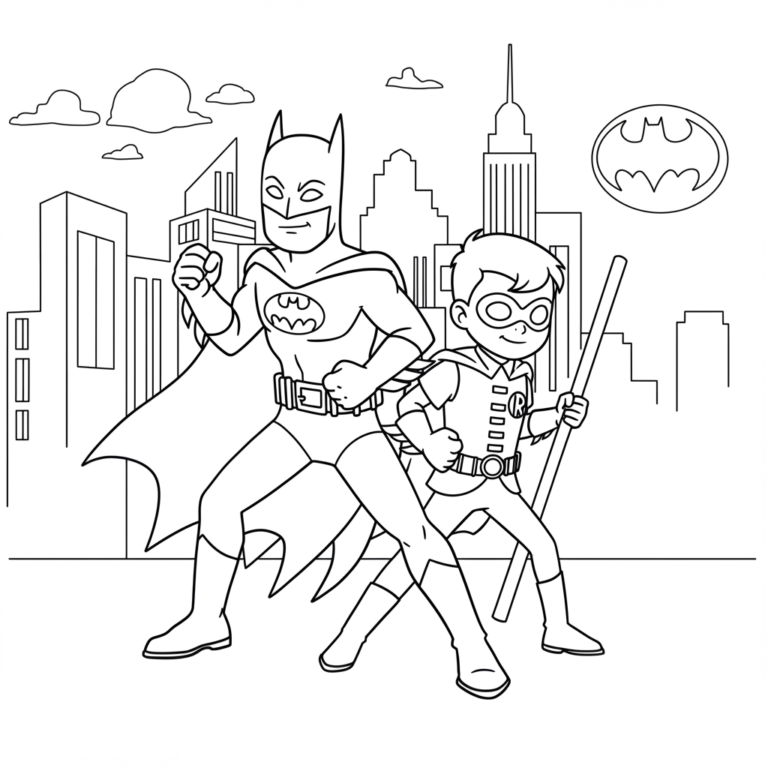 Free Printable Batman Coloring Pages: Creativity for Kids & Fans!