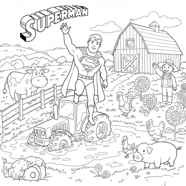 Free Printable Superman Coloring Pages for Kids & Fans!