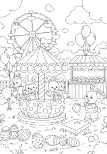 Free Printable Easter Coloring Pages: Click Download Now