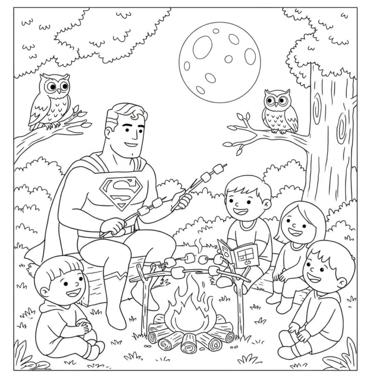 Free Printable Superman Coloring Pages for Kids & Fans!