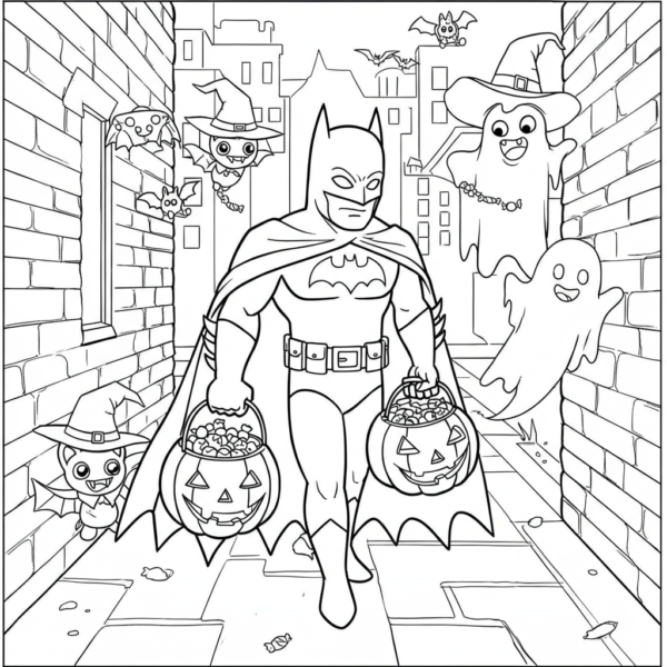 Free Printable Batman Coloring Pages: Creativity for Kids & Fans!