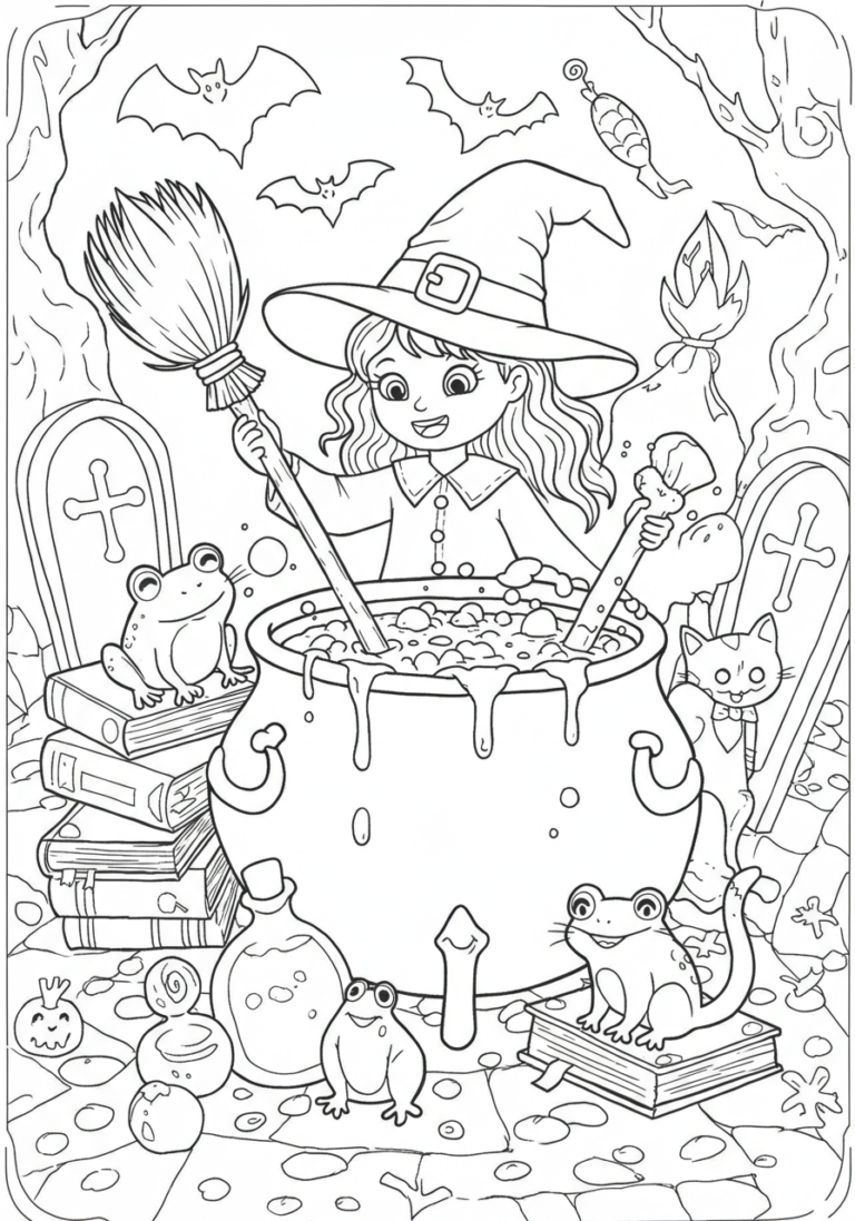 Halloween Coloring Pages Printable: Free Spooky Fun for Kids ...