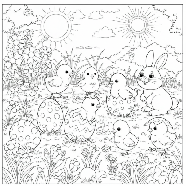 Spring Coloring Pages: Free Printable Seasonal Images ...