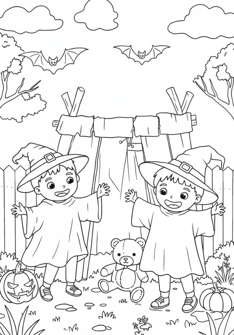 Halloween Coloring Pages Printable: Free Spooky Fun for Kids ...