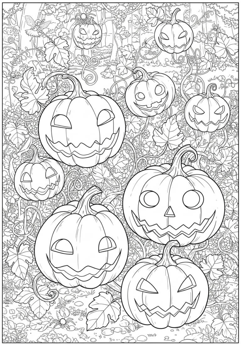 Halloween Coloring Pages Printable: Free Spooky Fun for Kids ...